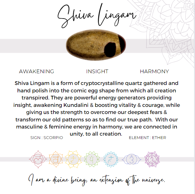 Shiva Lingam (Tumbled) – Astral Ore