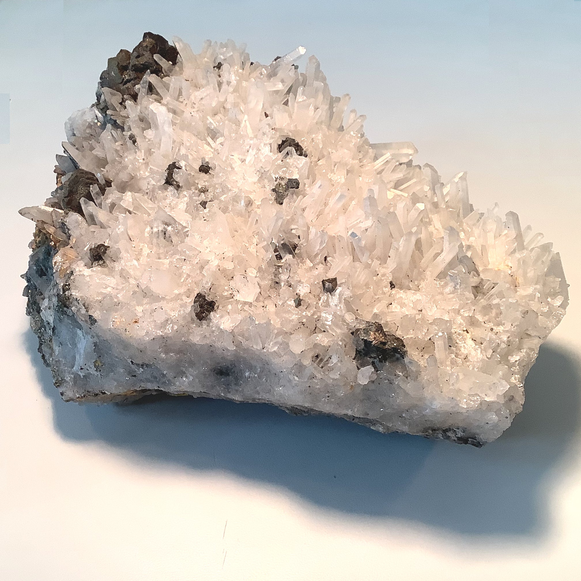 Needle Quartz w/ Pyrite & Galena – Astral Ore